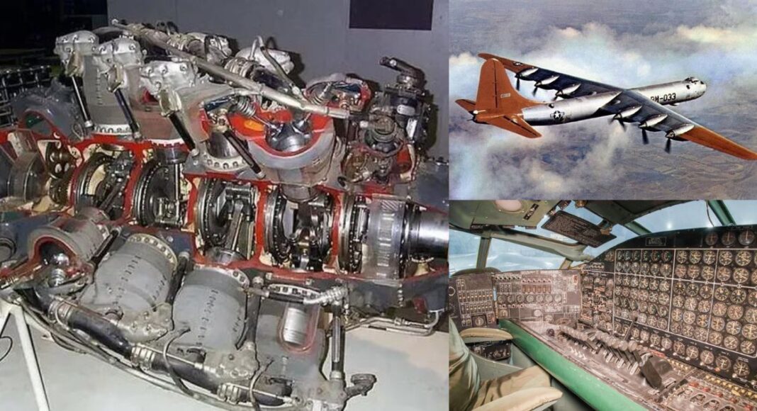 B-36 Peacemaker, Enjin Pesawat Yang Menggunakan Piston